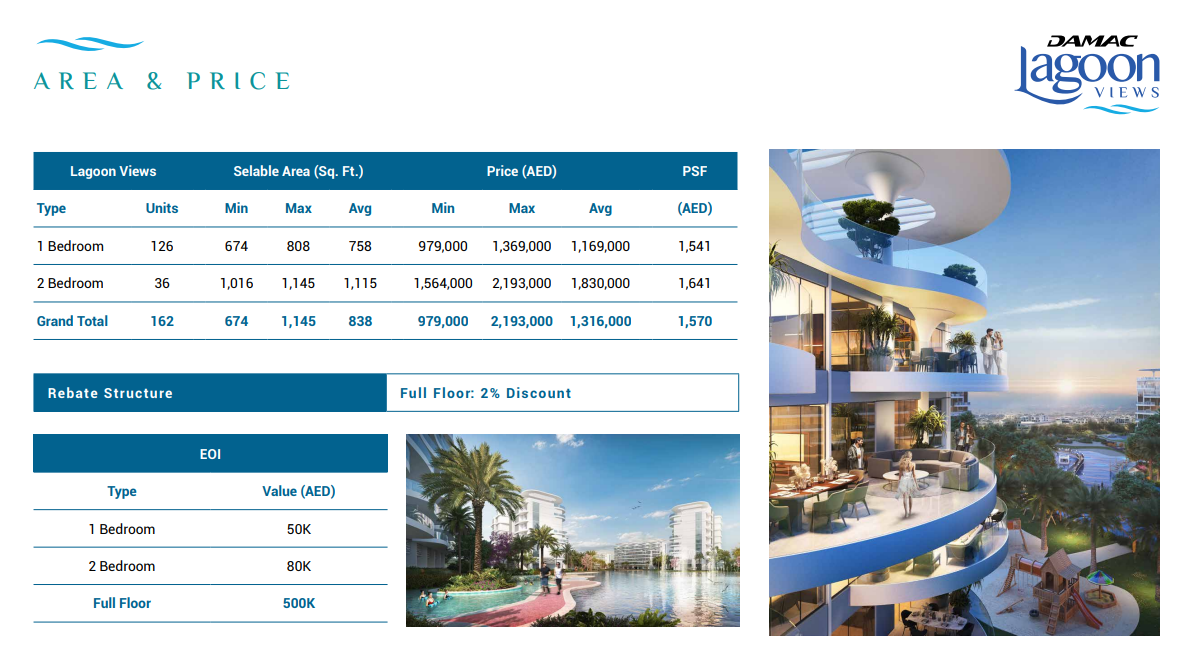 DAMAC Lagoon Views Apartments in Dubai - FreeholDubai
